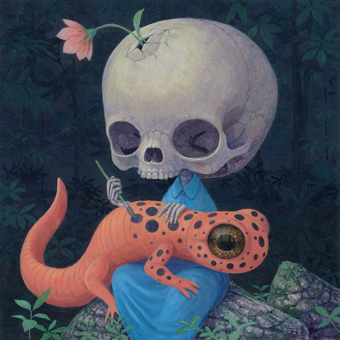 Thomas Ascott 'Spotting Salamanders' Original art | My Site Thomas Ascott 'Spotting Salamanders' Original art | My Site